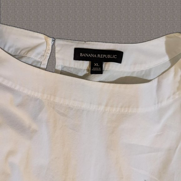 GAP | Tops | Gap White Cotton Balloon Sleeve Blouse | Poshmark